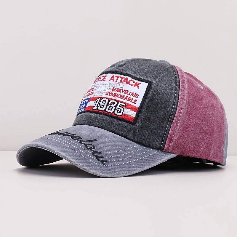 embroidered baseball cap fashion versatile casual hats women - Temu ...