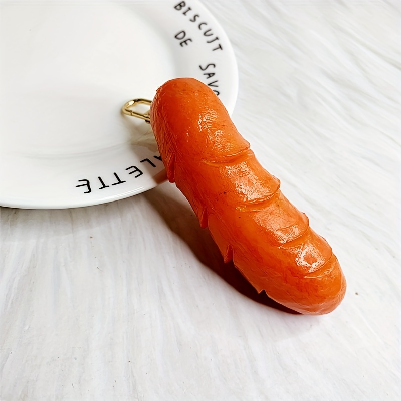 Simulated Food Keychain Fried Chicken Legs Food Toy Chain - Temu United ...