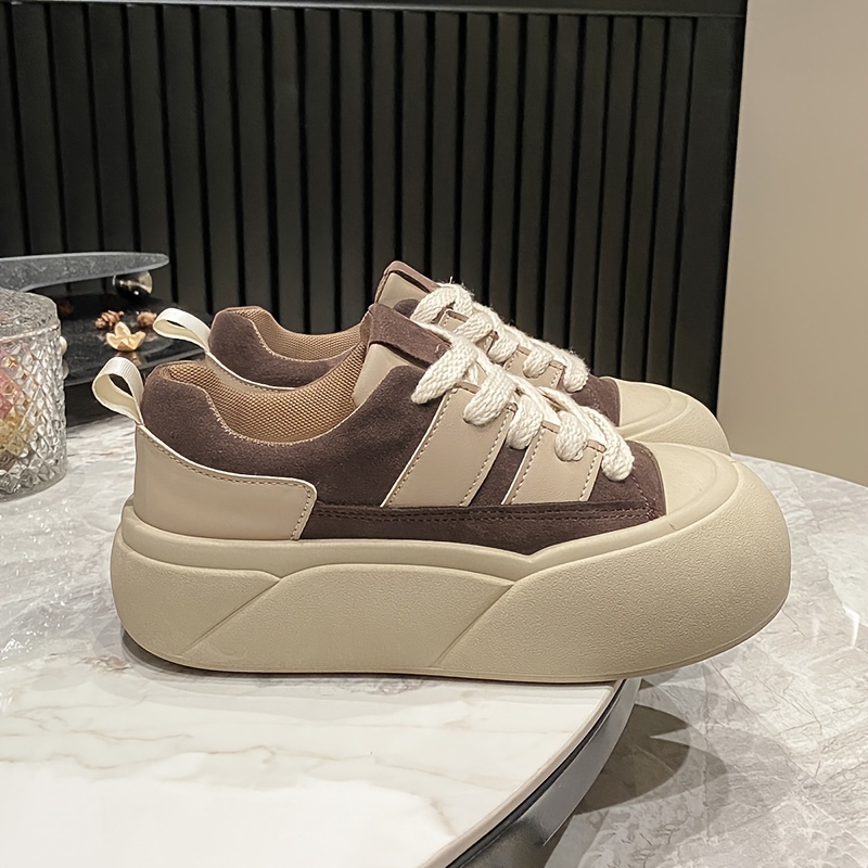 Zapatos Skate Plataforma Plana Mujer Modernas Zapatillas - Temu Mexico