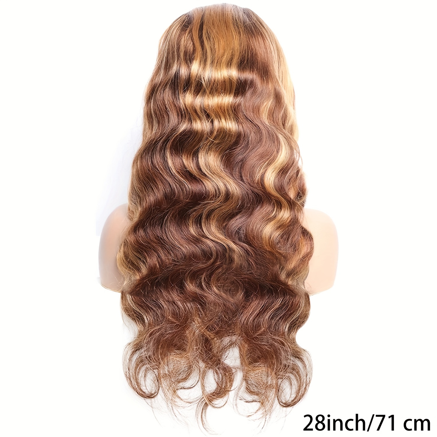 Highlight Ombre Lace Front Wig Human Hair Pre Plucked 5×5 - Temu United ...