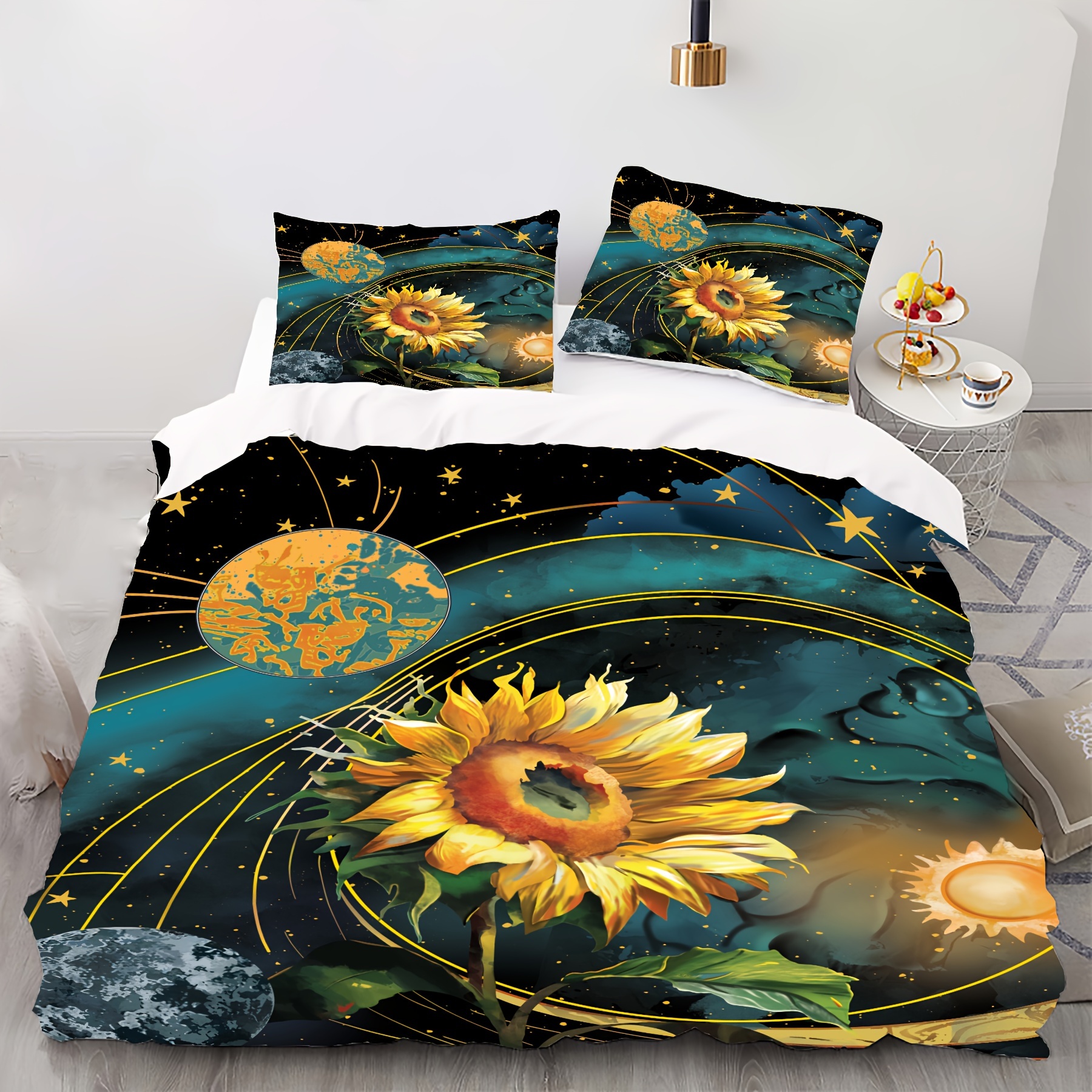Duvet Cover Set (1*duvet Cover + 2*pillowcase Without Core) - Temu Ireland