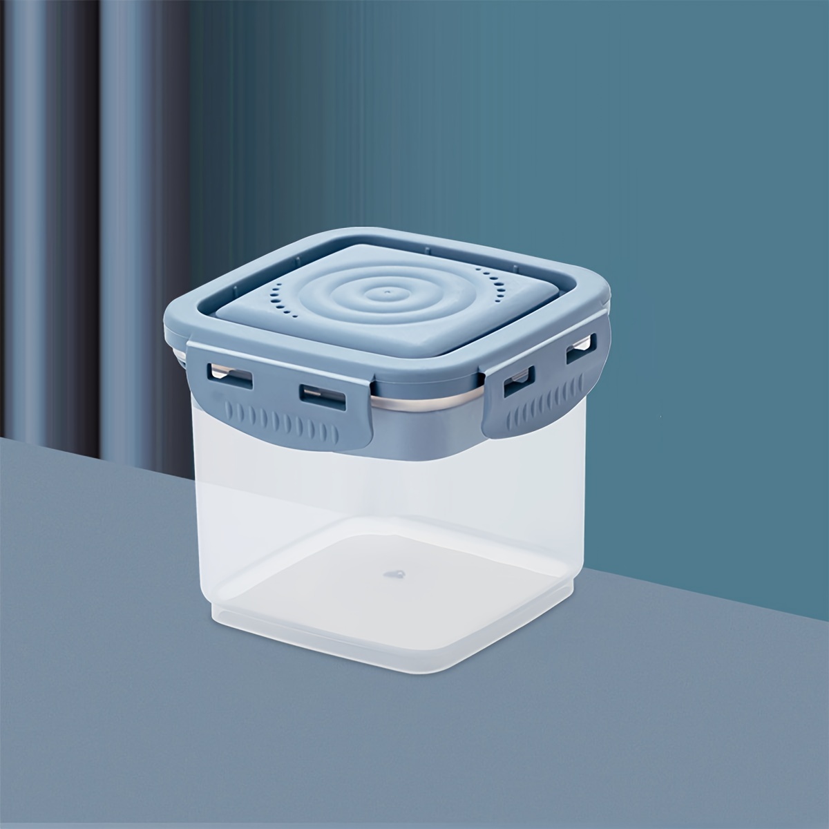 Storage Box Sealed Cover Stackable Sundries Organizer - Temu Australia