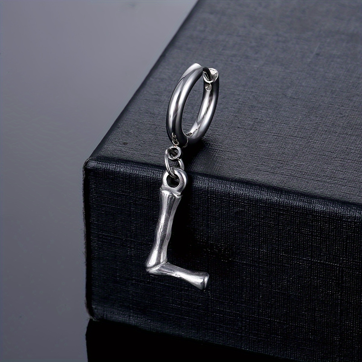 Stainless Steel English Initial Letter Pendant Round - Temu United Kingdom