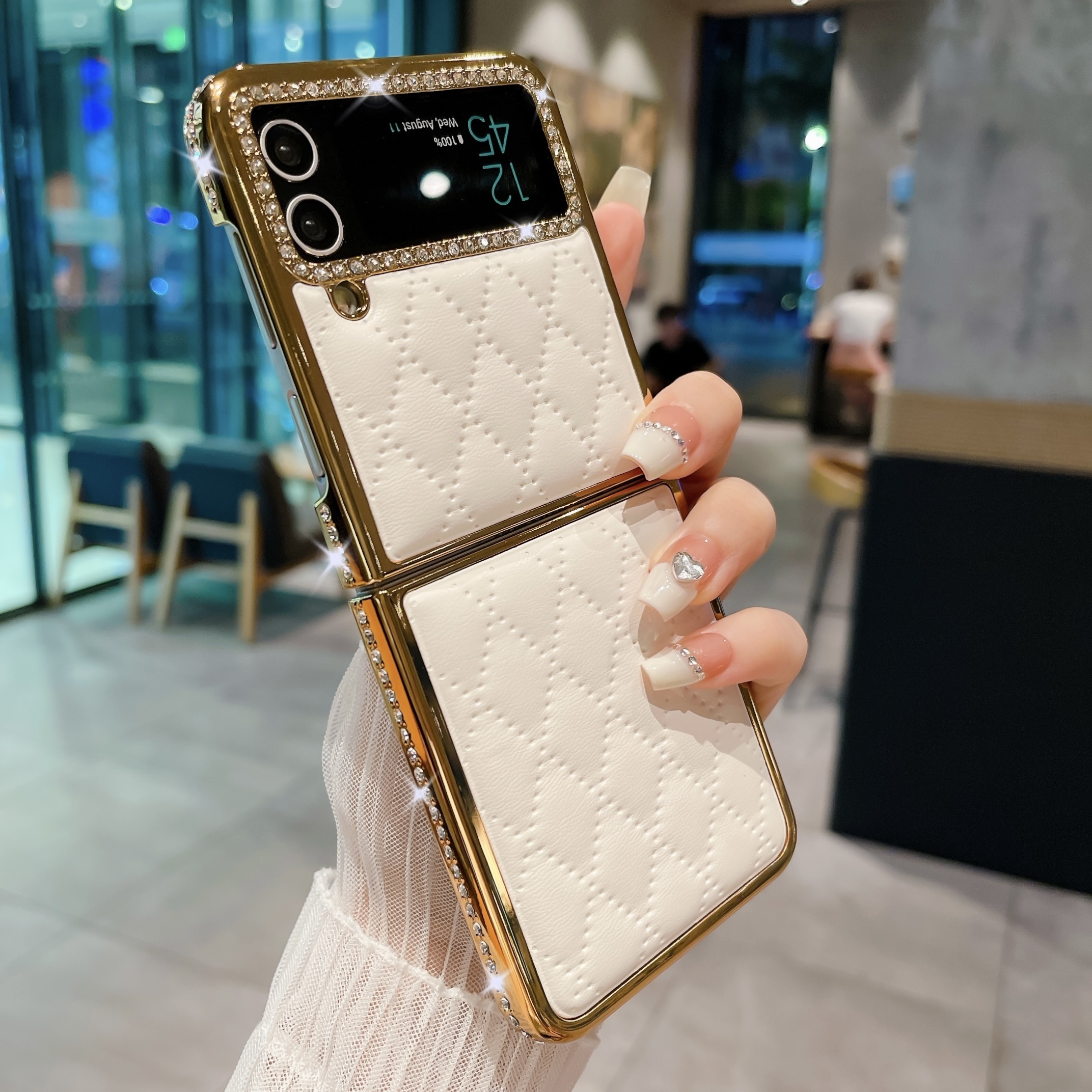 Suitable Samsung Zflip3 Mobile Phone Case Luxury Protective - Temu Canada