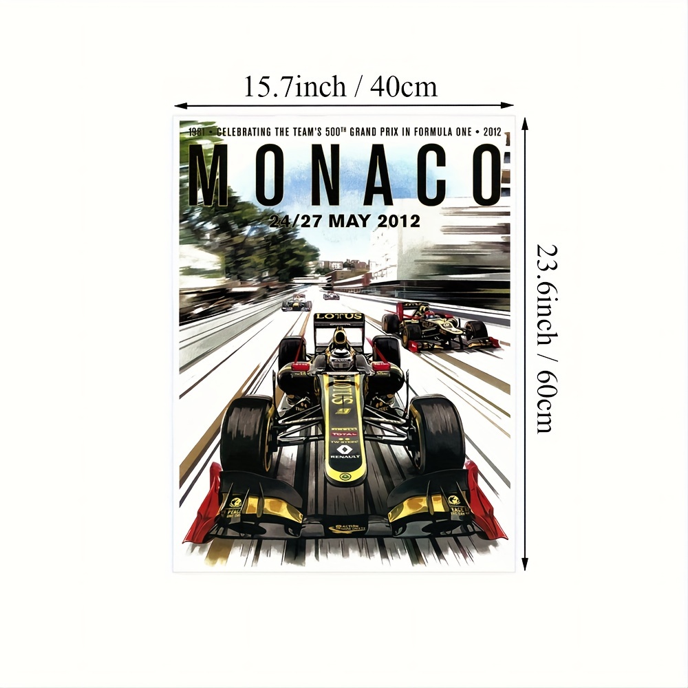 1pc Art Canvas Print Poster Racing Car Canvas Wall Art Artwork Wall ...