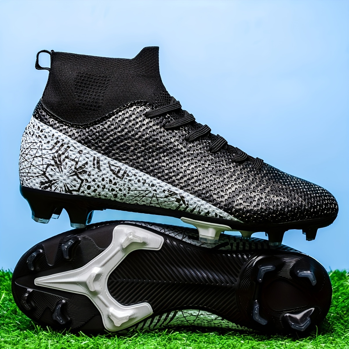 Women's Colorful Soccer Cleats Football Shoes Long Nail Non - Temu New ...