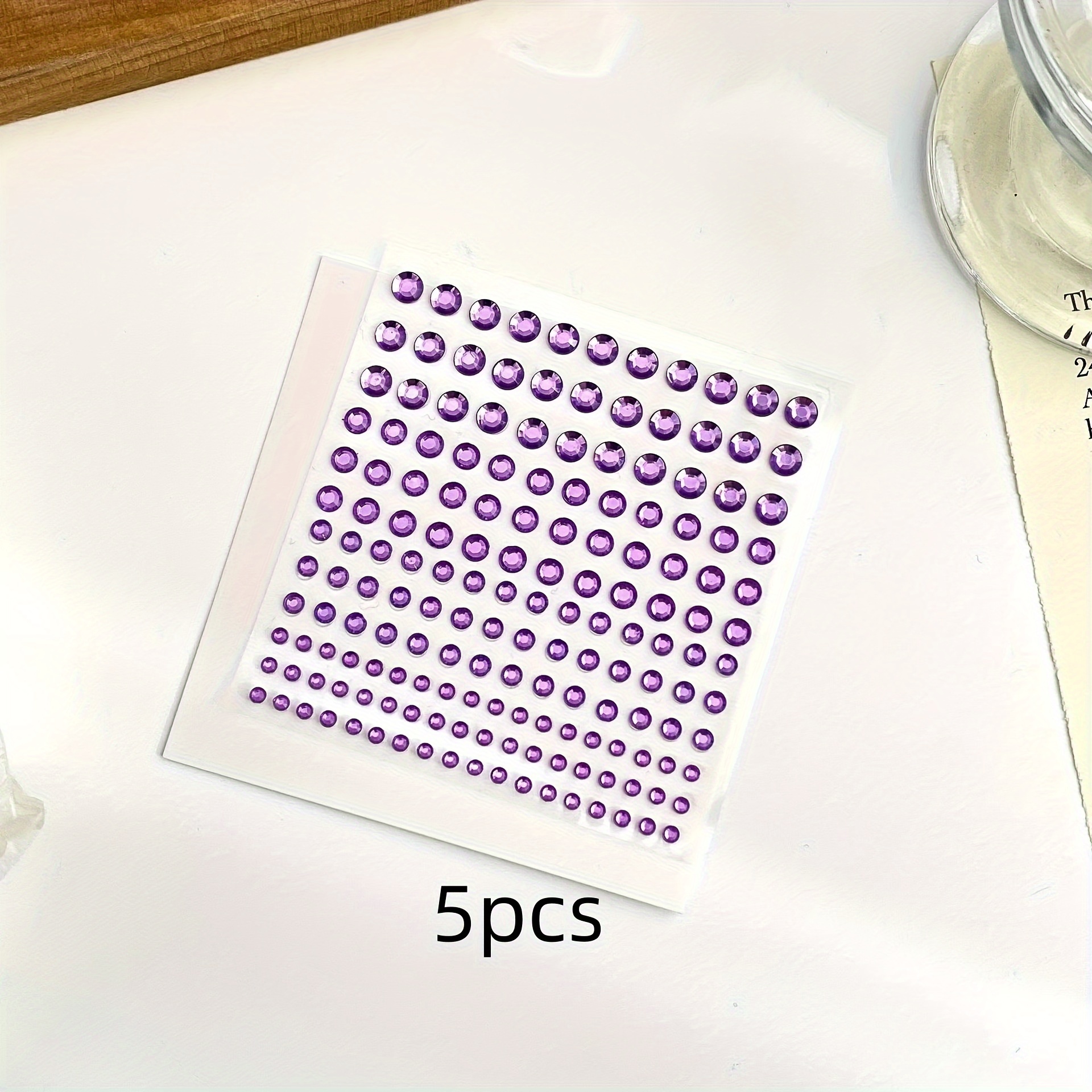 Rhinestone Pearl Stickers Resin Craft Decoration Makeup Face - Temu Canada