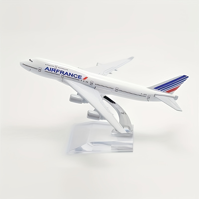 Boeing France B747 400 Toy Plane Metal Airplane Model Plane - Temu ...