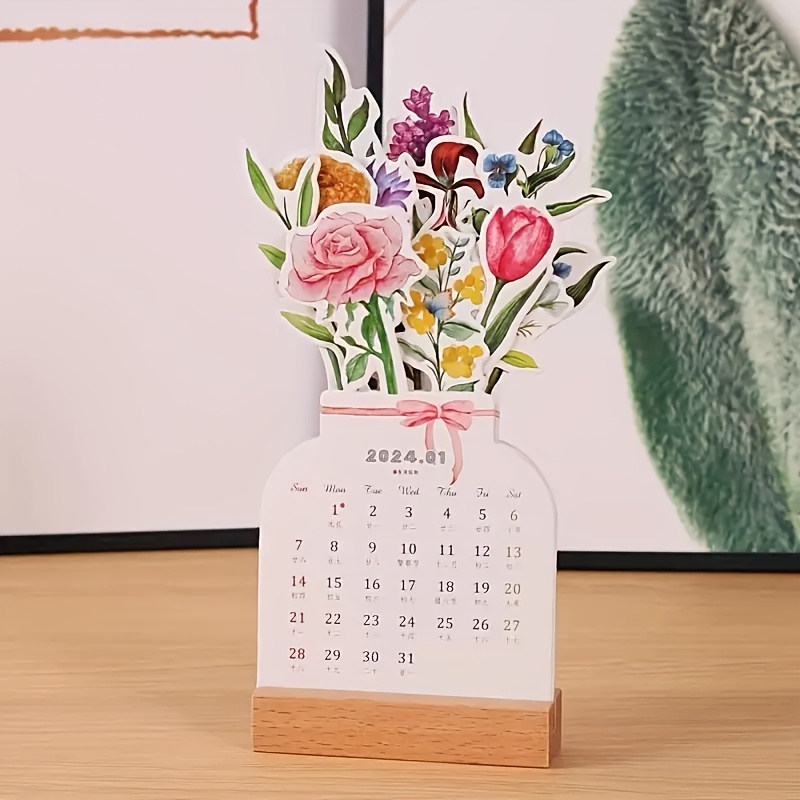 2024 Calendrier Bureau Mignon Mini Calendrier Bureau - Temu Switzerland