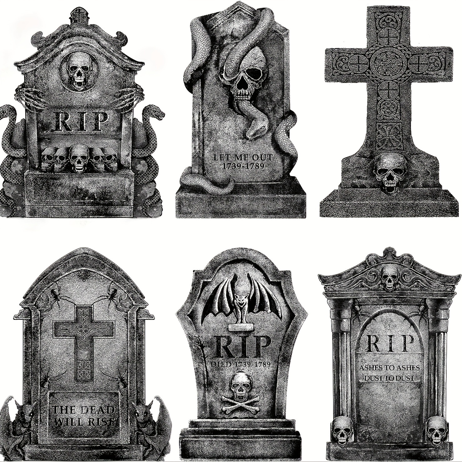 Halloween Tombstone Designs
