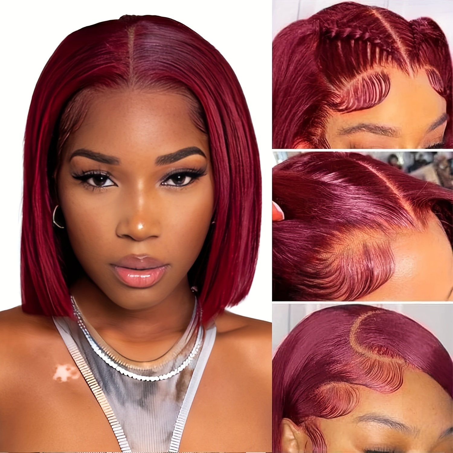13x4 Glueless Wig Glueless 13x4 Lace Front Wigs Human Hair - Temu ...