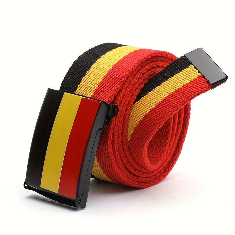 Fashion Color Versatile Canvas Belt Leisure Belt For Men And - Temu Canada