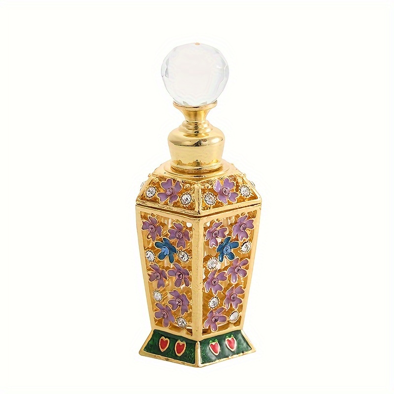 Refillable Perfume Bottle Classic Vintage Hollow Flower - Temu Australia