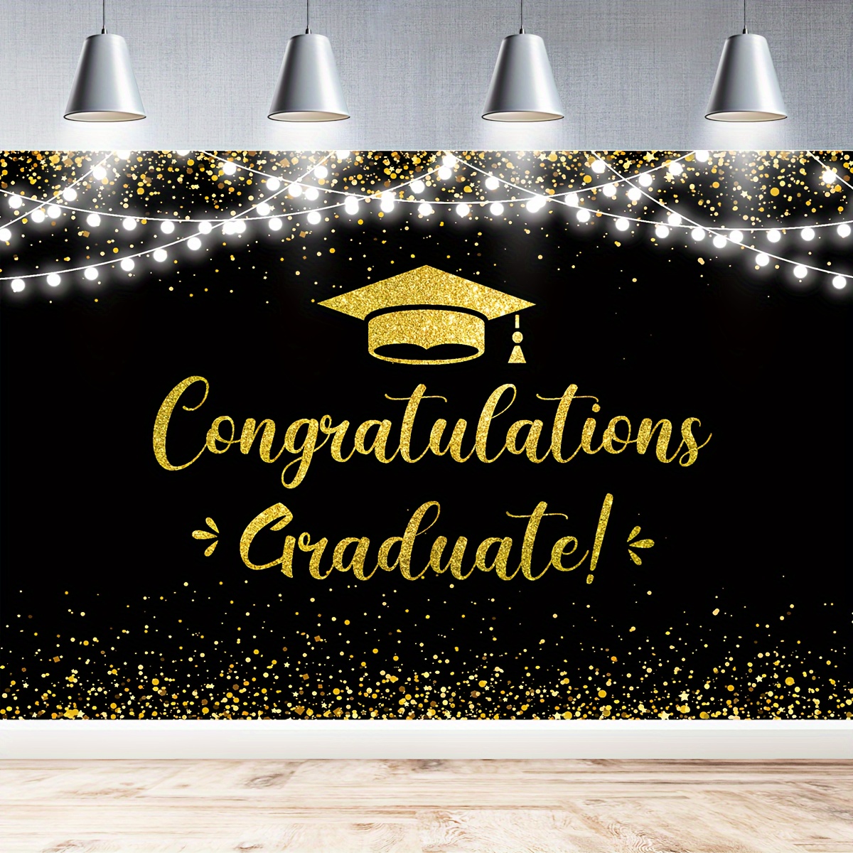 1pc, Congrats Grad Background Photo Props, Banner Decor, Home Decor ...
