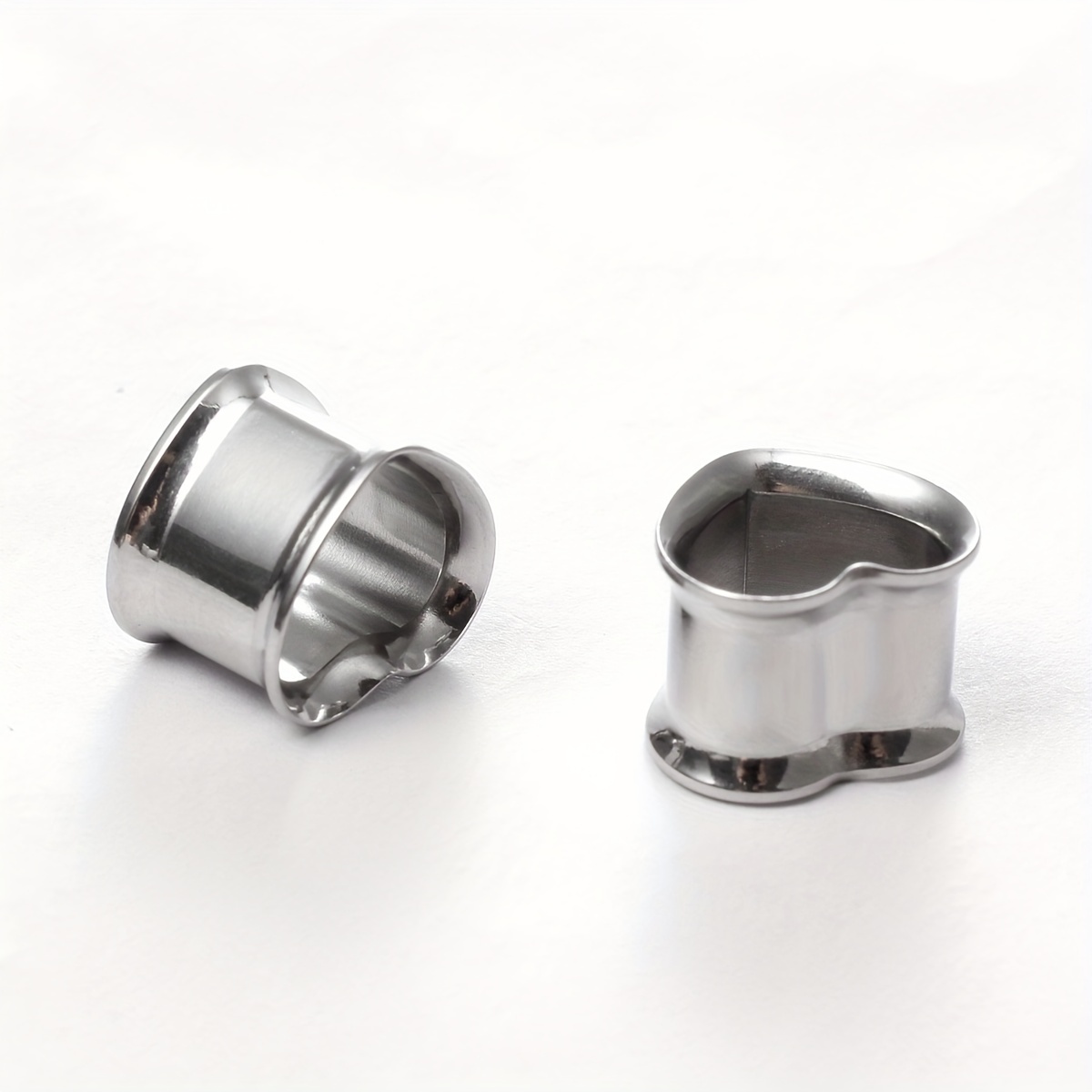 Hollow Love Heart Ear Tunnels Ear Gauges Plugs Stretchers - Temu United ...