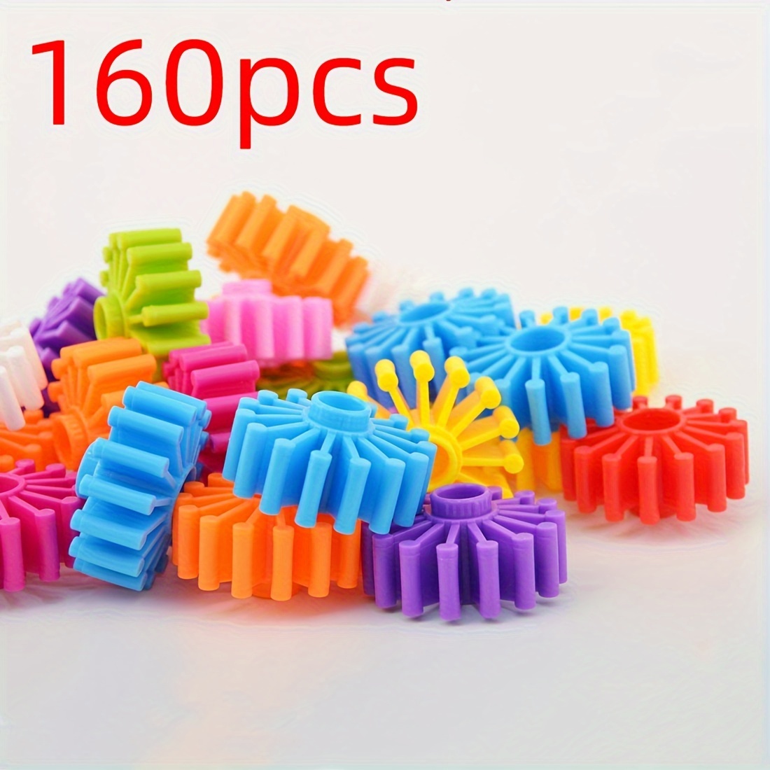 Interlocking Gears Toys Colorful Building Toys Set Structure - Temu Canada