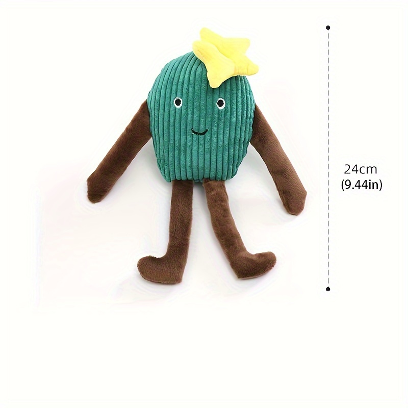 Cactus Design Pet Grinding Teeth Squeaky Plush Toy Durable - Temu ...