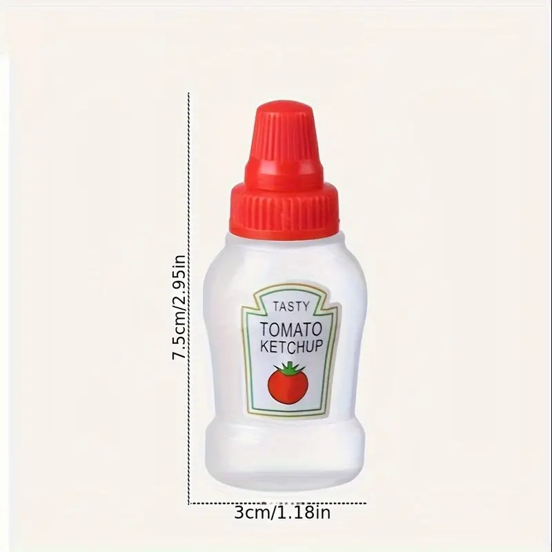 Mini Sauce Bottles Mini Ketchup Bottles Condiment Squeeze Temu