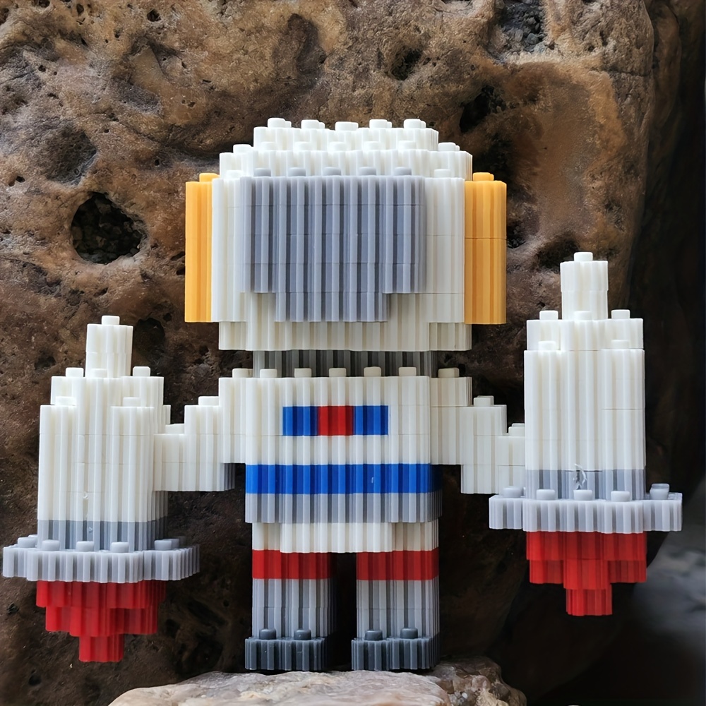 Children's Space Trapeze Particle Building Block Stacking - Temu Australia