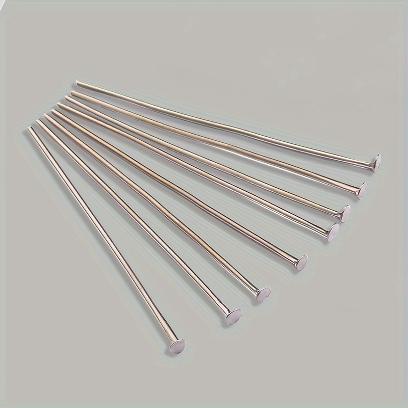 Handmade Beaded T Pin Head Pins Diy Handmade Earrings Studs - Temu ...