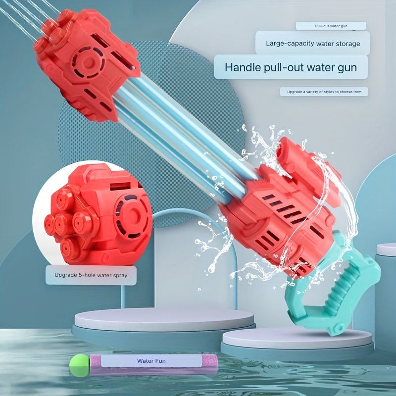 Pull Type Water Gun - Temu