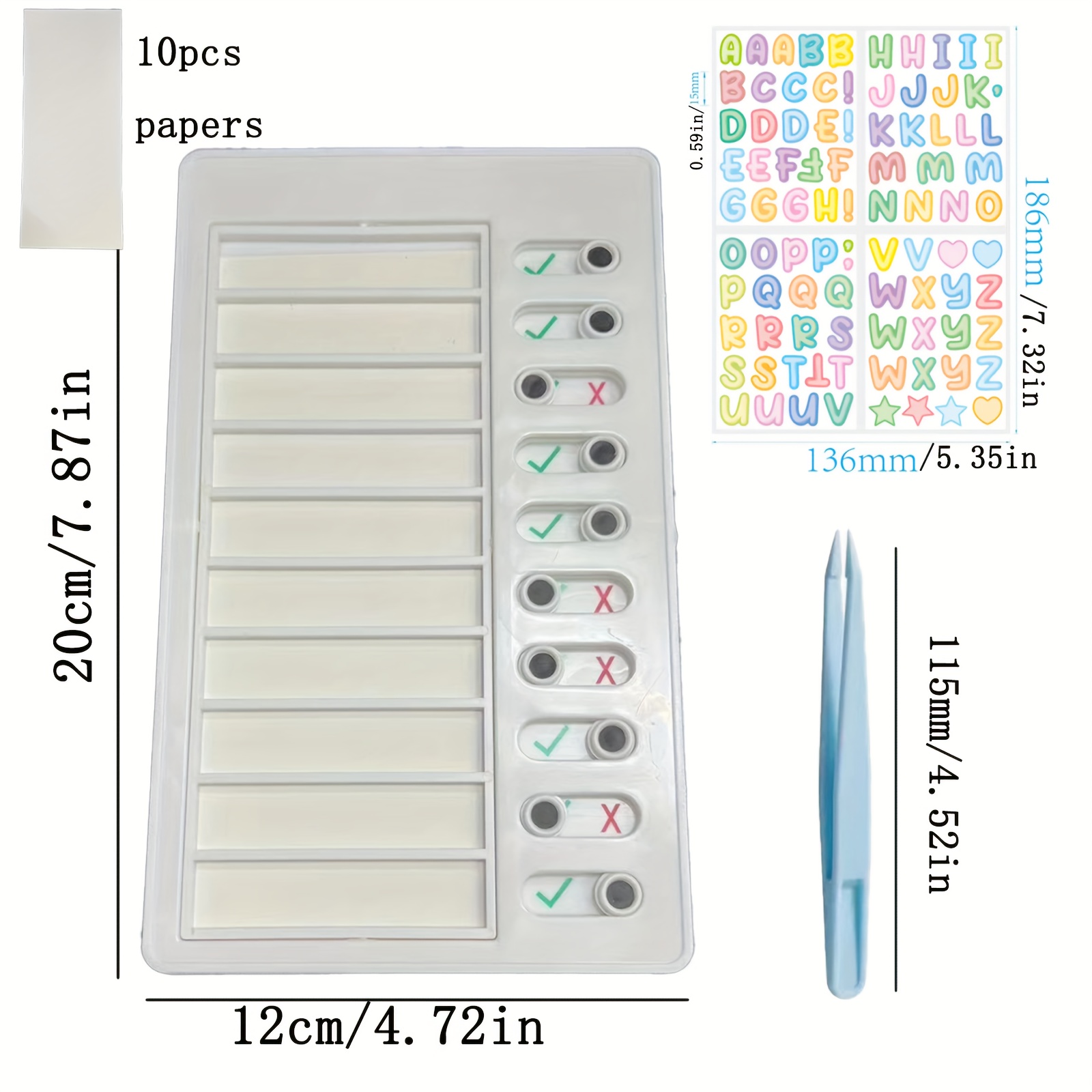 Personal Planning Supplies Daily Planning Board Daily Plan - Temu Australia