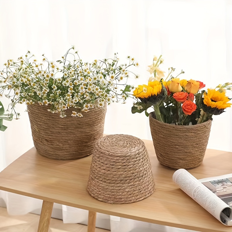 Indoor Plant Planters Home Storage Baskets Woven Storage - Temu Denmark