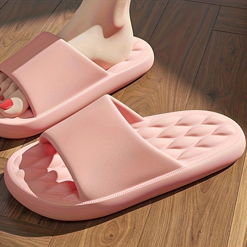 Solid Color Pillow Slides Slip Soft Sole Flat Non Slip - Temu United ...