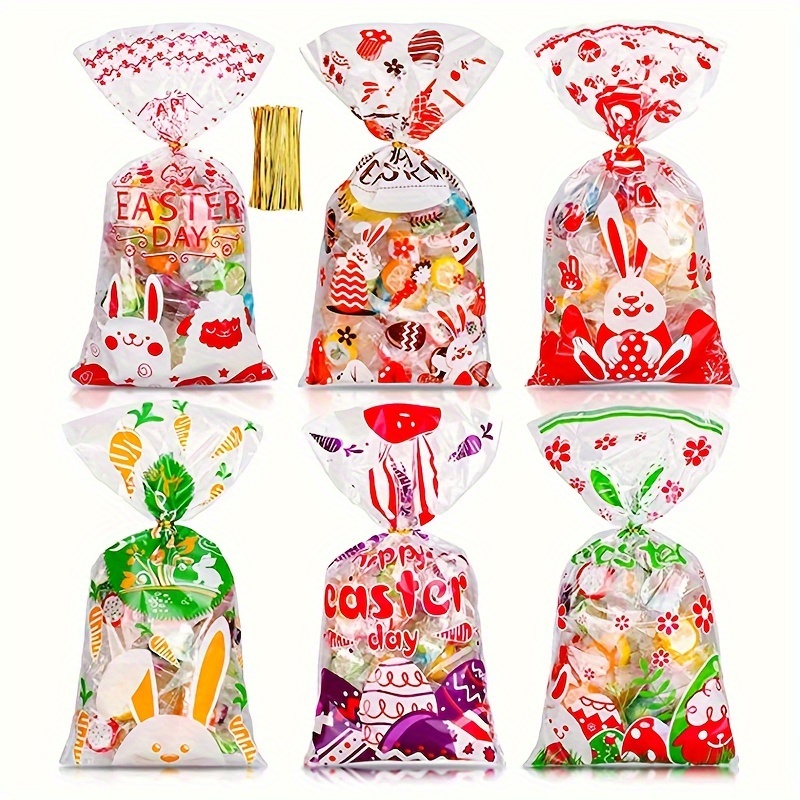 Mixed Opp Flat mouthed Color printed Easter Cotton Candy - Temu Australia