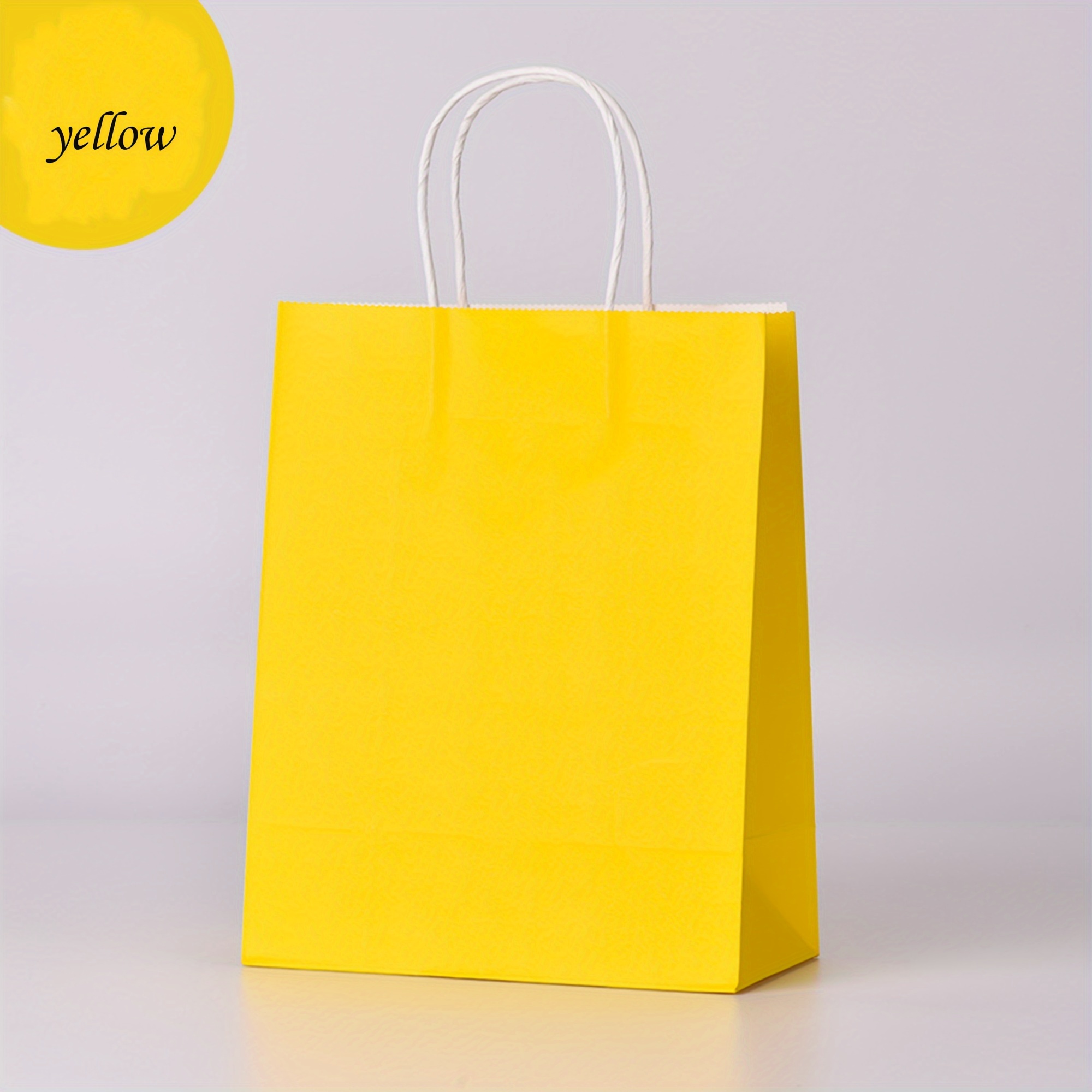 1pc Boutique Gift Paper Bag Handle Small Kraft Paper Bag - Temu United ...