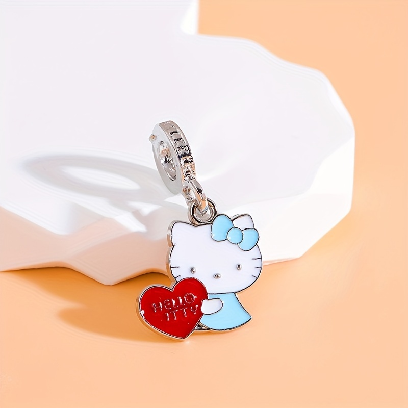 Kitty Cat Pendant Diy Cartoon Anime Alloy - Temu United Kingdom