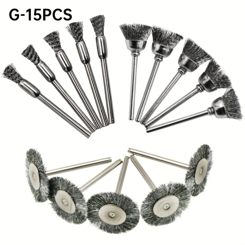Steel Brush Wire Wheel Brushes Die Grinder Rotary Tool - Temu