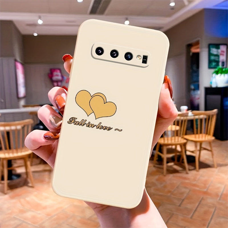 Yellow Heart Advanced Pattern Samsung New Phone Case - Temu New Zealand