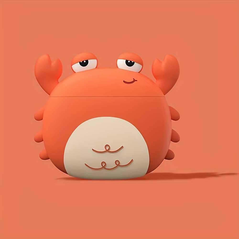 Коробка для бездротових навушників Cartoon Crab для - Temu