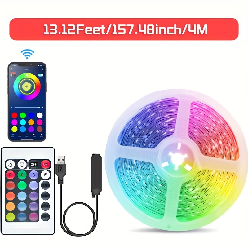 Led Strip Lights Tv Led Backlight Usb Rgb 5050 Strip Lights - Temu ...