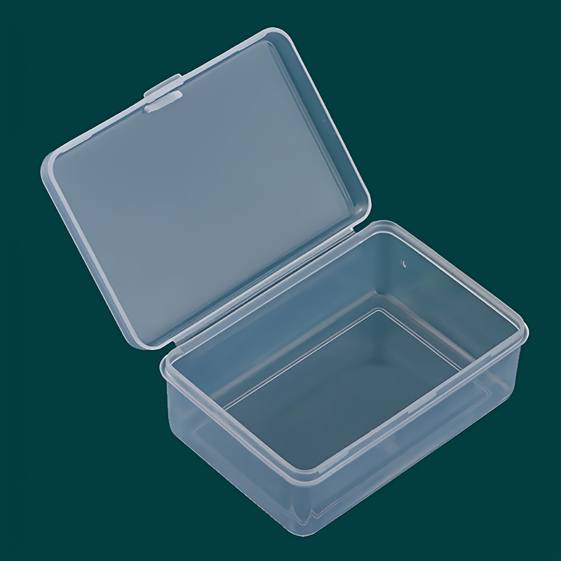 Transparent Storage Box Rectangle Clear Plastic Storage Case - Temu New ...