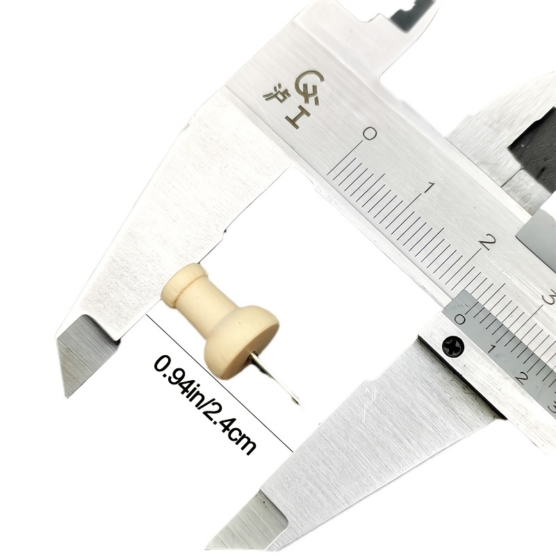 Wood Push Pins Standard Wooden Thumb Decorative Cork - Temu