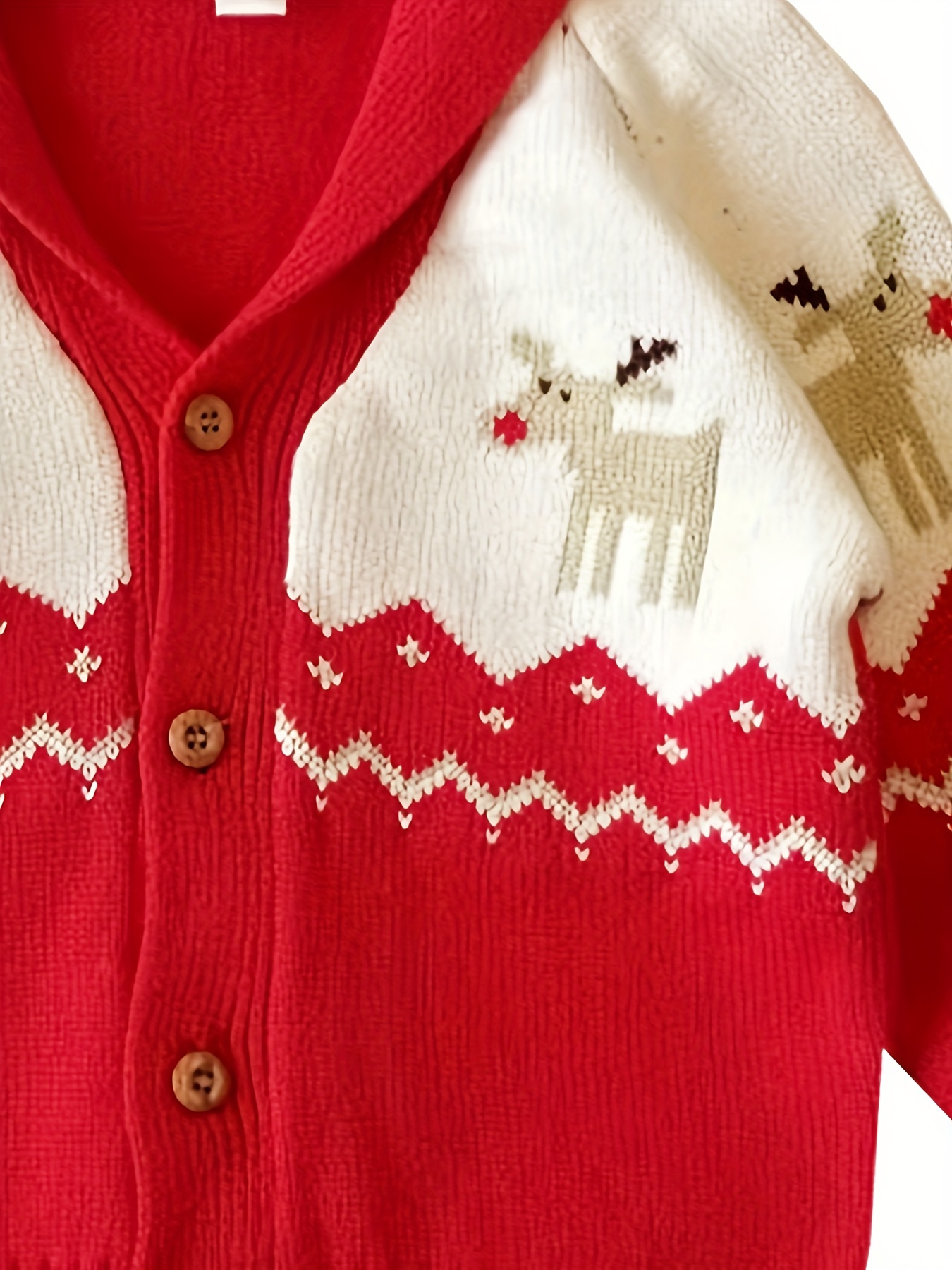baby knitted cardigan sweater coat cute elk - Temu Philippines