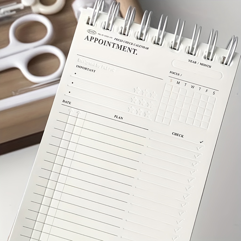 calendar planner weekly planner stereo desk - Temu