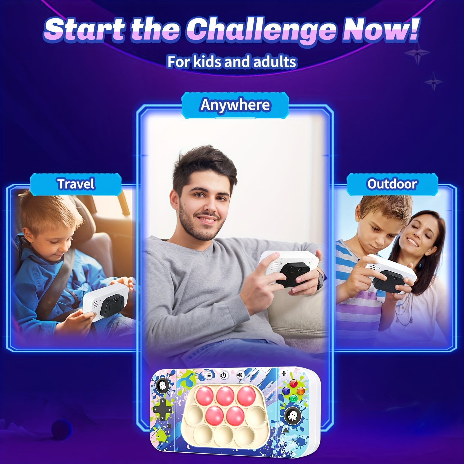 Whack a mole Quick Push Press Play Game Machine - Temu New Zealand