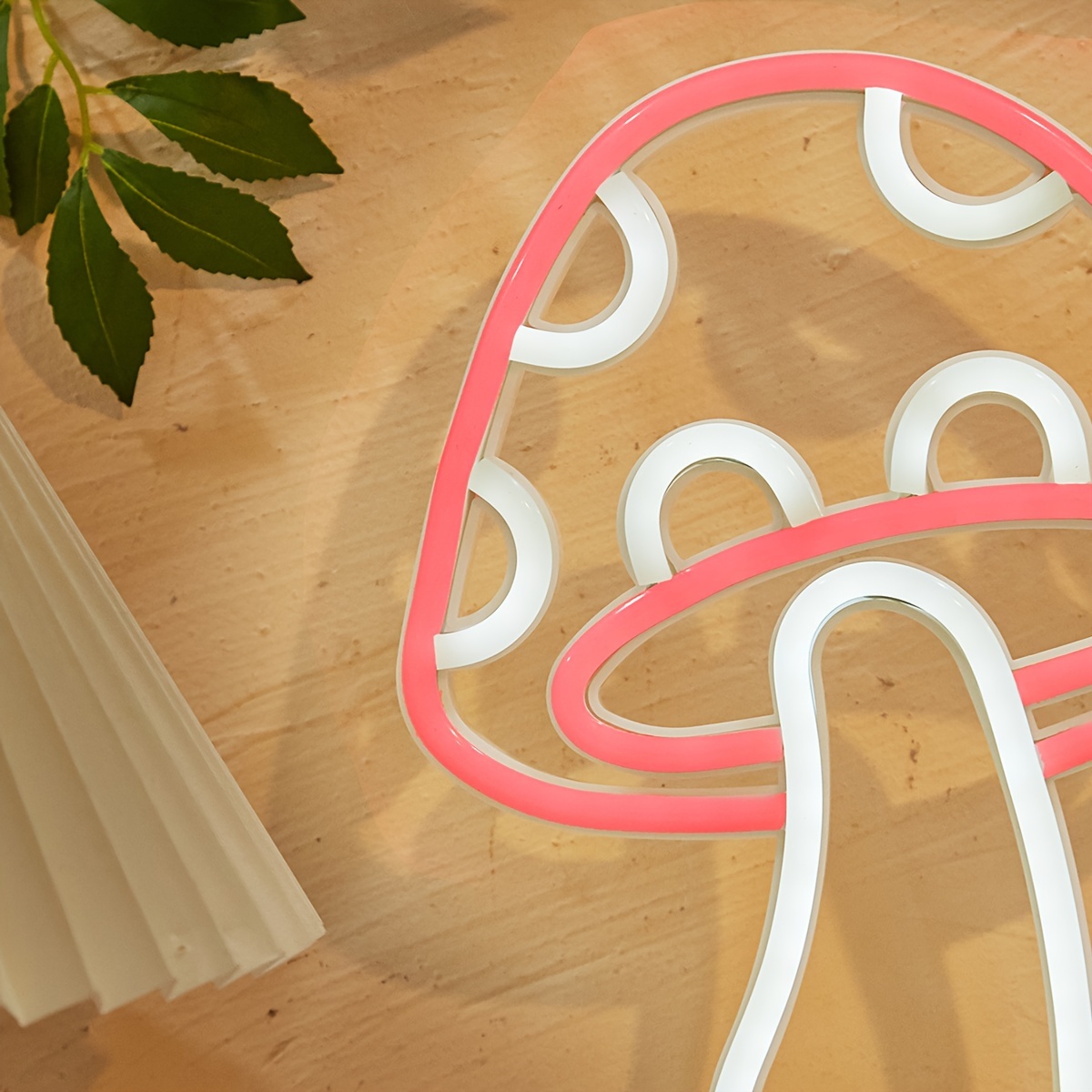 Led Neon Lights Mushroom Desktop Neon Light Bedroom Room - Temu