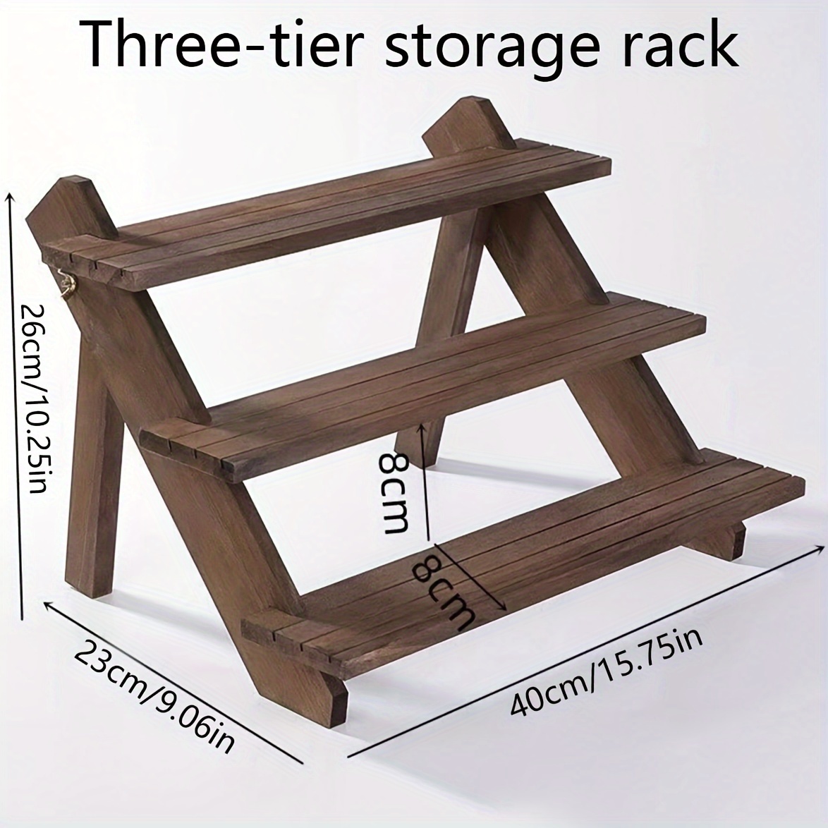 1pc Boho Wooden Display Rack Jewelry Earrings Storage Rack - Temu ...