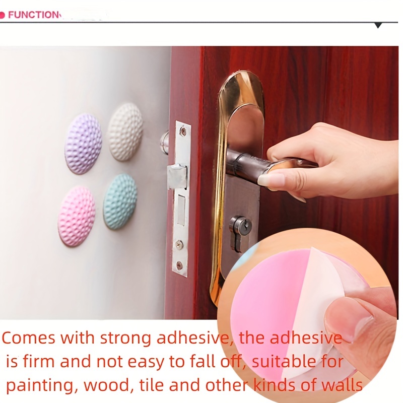 Silicone Silent Self adhesive Door Rear Wall Anti collision - Temu ...