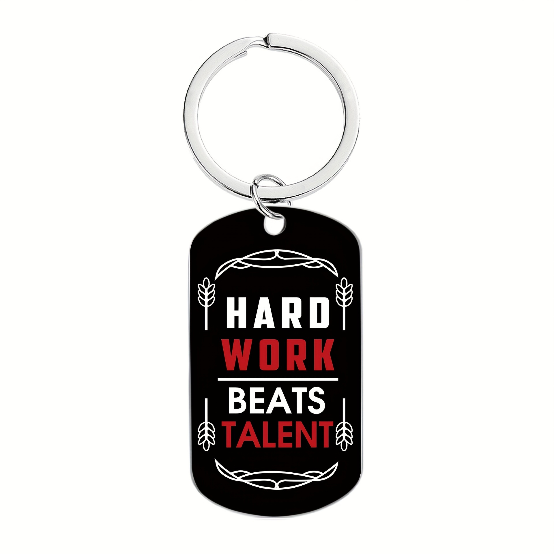 1pc engraved metal key chain keyring inspirational gifts for colleagues ...