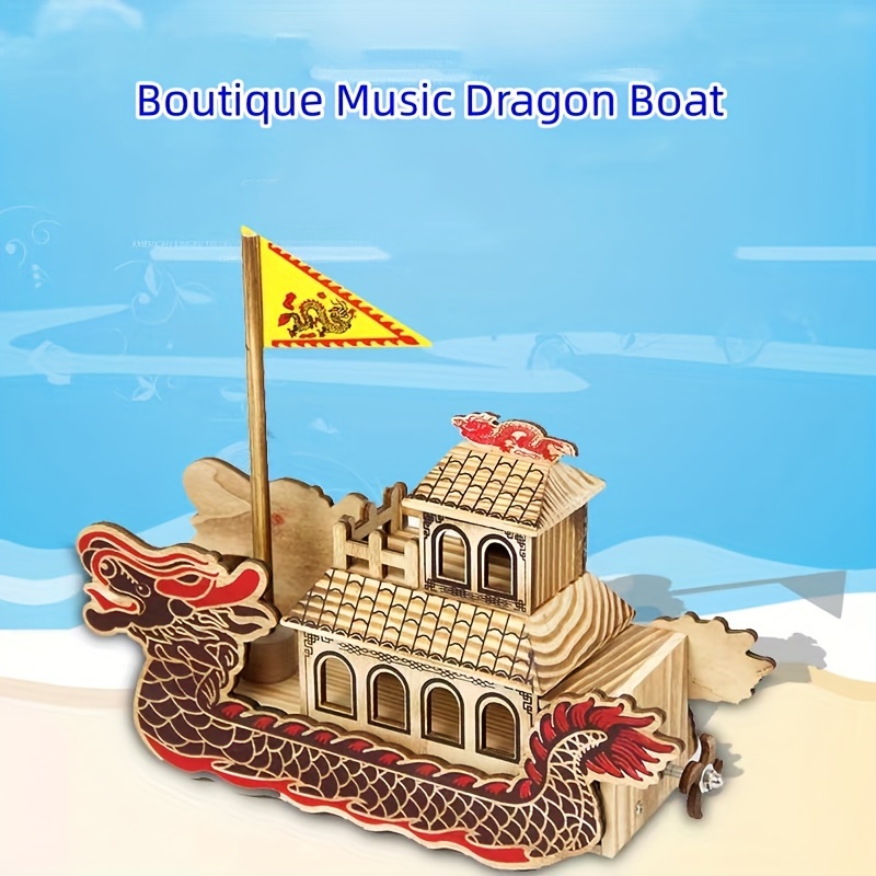 Wooden Boutique Dragon Boat Creative Large Simulation Ship - Temu Canada