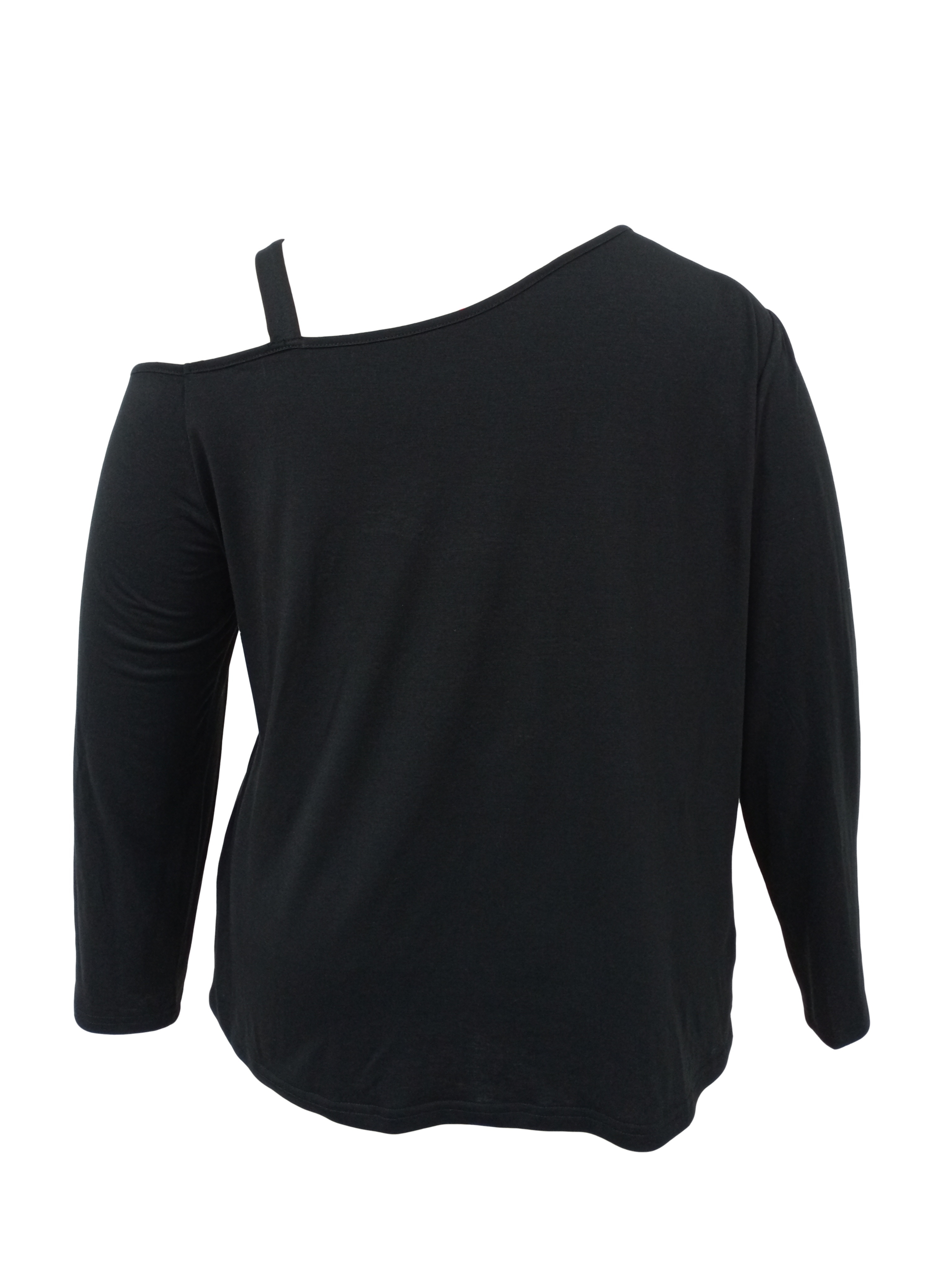 Plus Size Elegant T shirt Dame Plus Decor One - Temu Denmark