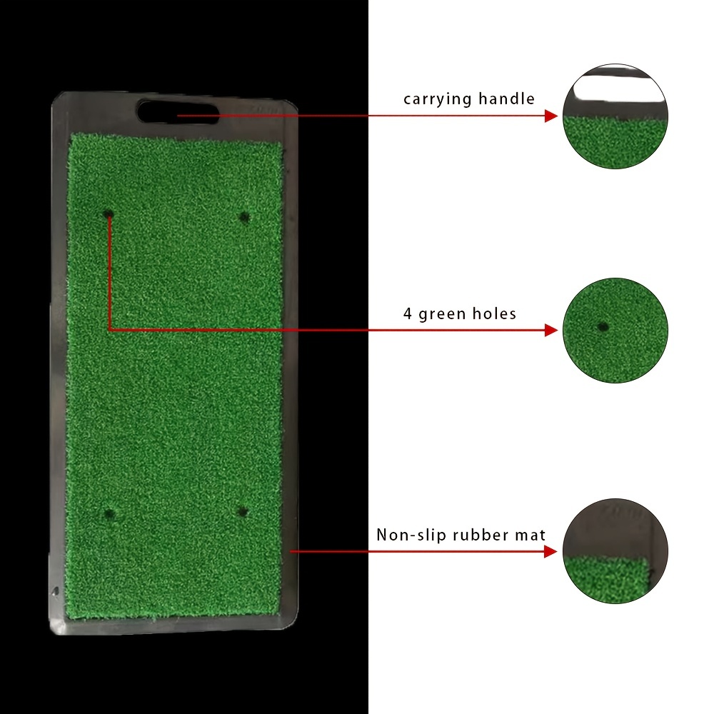 Golf Grass Mat Golf Practice Aid Handle Design Practice - Temu United ...