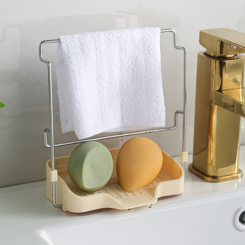 Dish Cloth Sponge Holders Multifunctional Sponge Drain Rack - Temu Canada