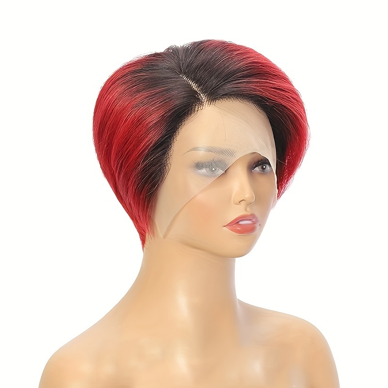 Pixie Cut Lace Front Wigs Human Hair 13 X 4 X 1 Short Bob - Temu Canada