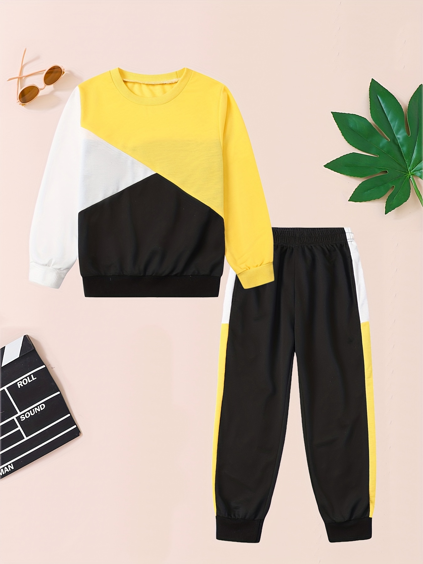 Conjunto Casual Niño 2 Piezas: Sudadera + Pantalones - Temu Mexico